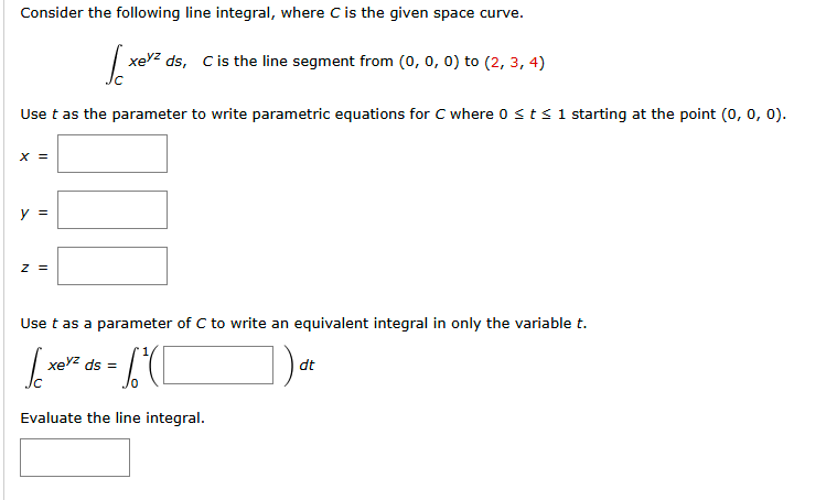 Solved Consider the following line integral, where C is ﻿the | Chegg.com