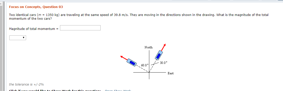 Solved Two identical cars (m = 1350 kg) are traveling at the | Chegg.com