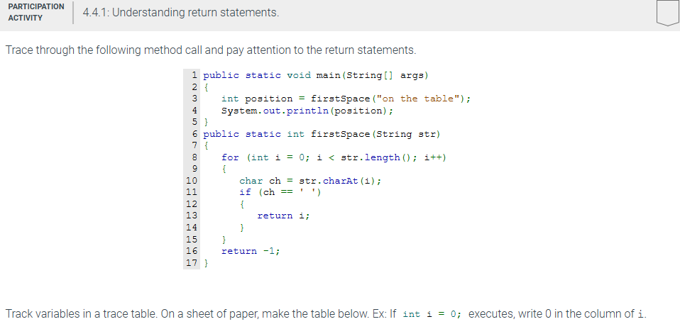 Solved Trace through the following method call and pay | Chegg.com