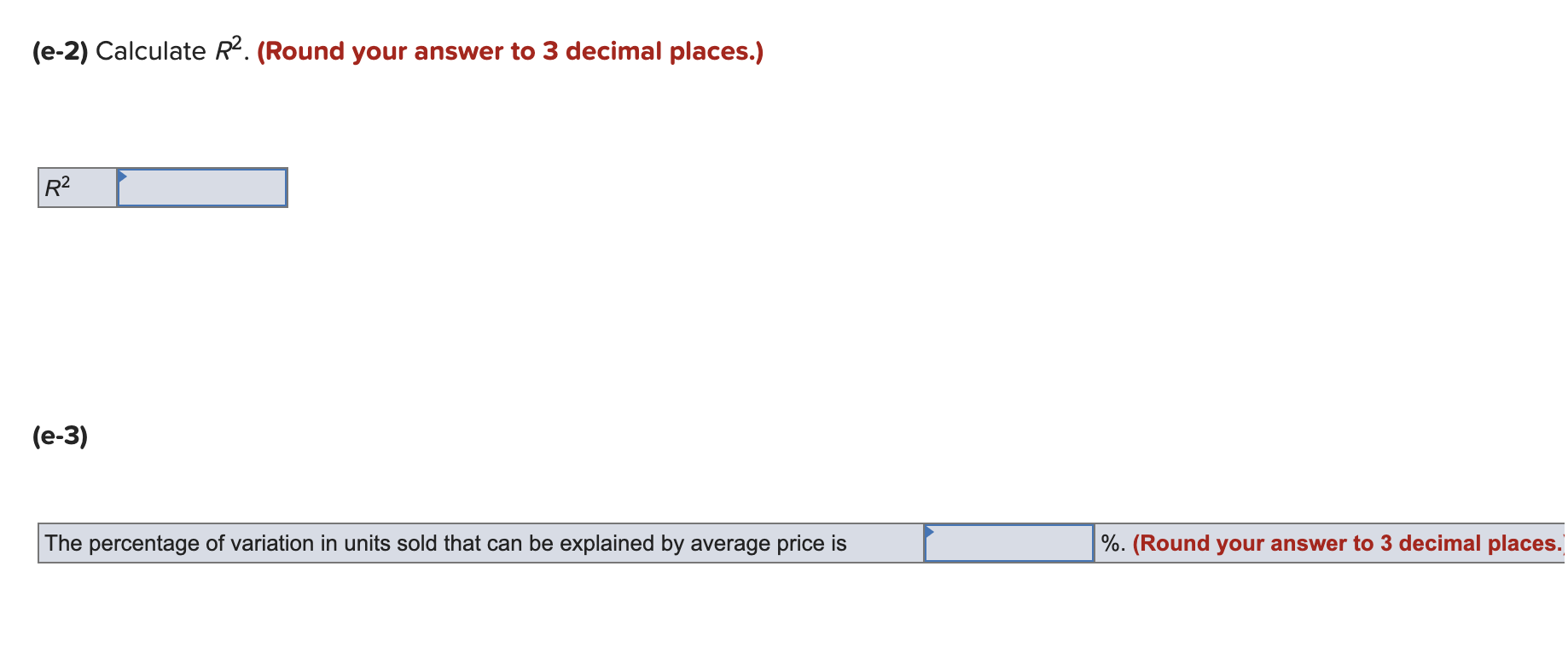 Solved Below is a regression using X= average price, Y= | Chegg.com