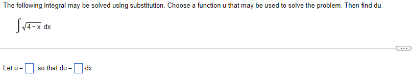 Solved The following integral may be solved using | Chegg.com