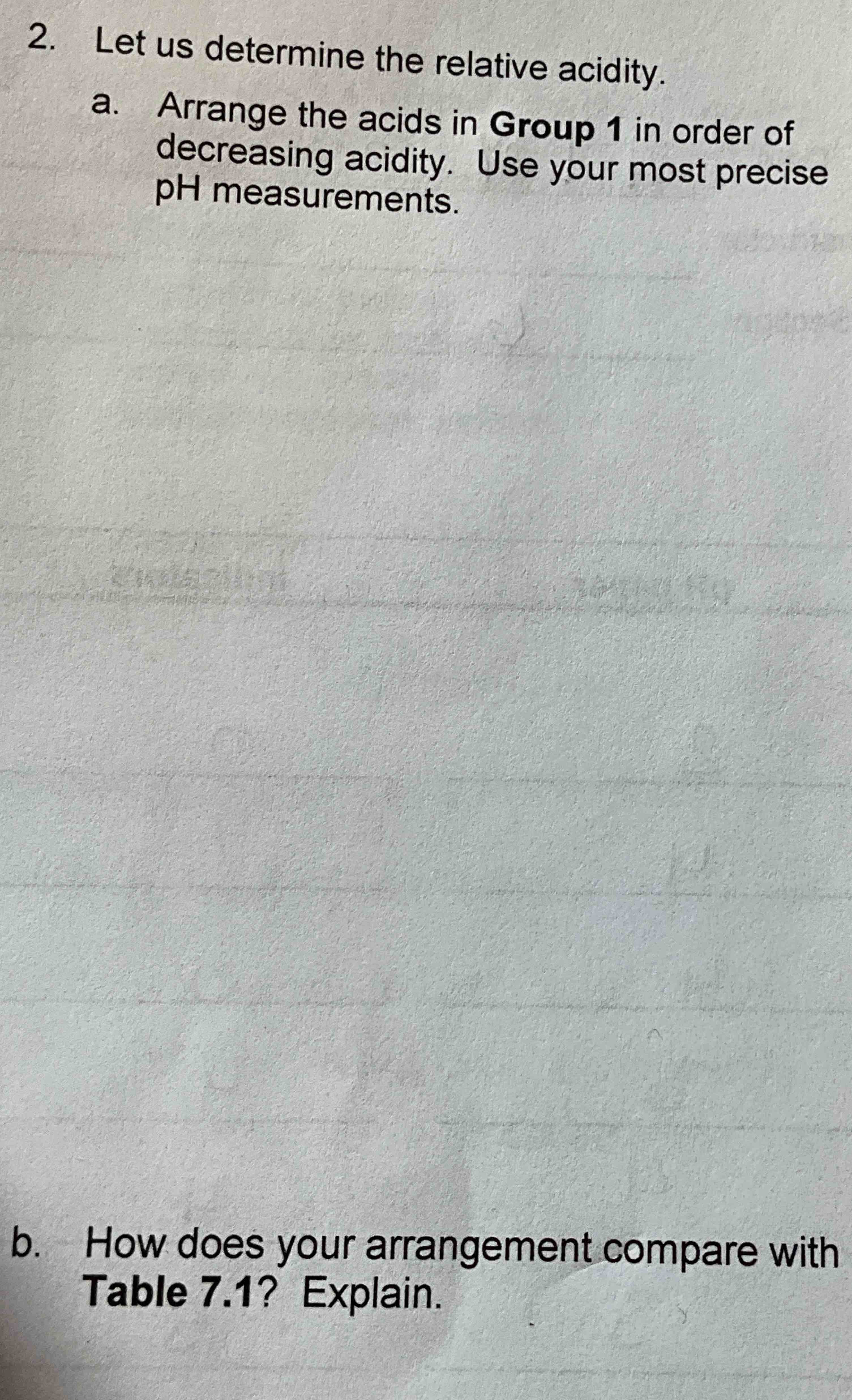 Solved Let us determine the relative acidity.a. ﻿Arrange the | Chegg.com