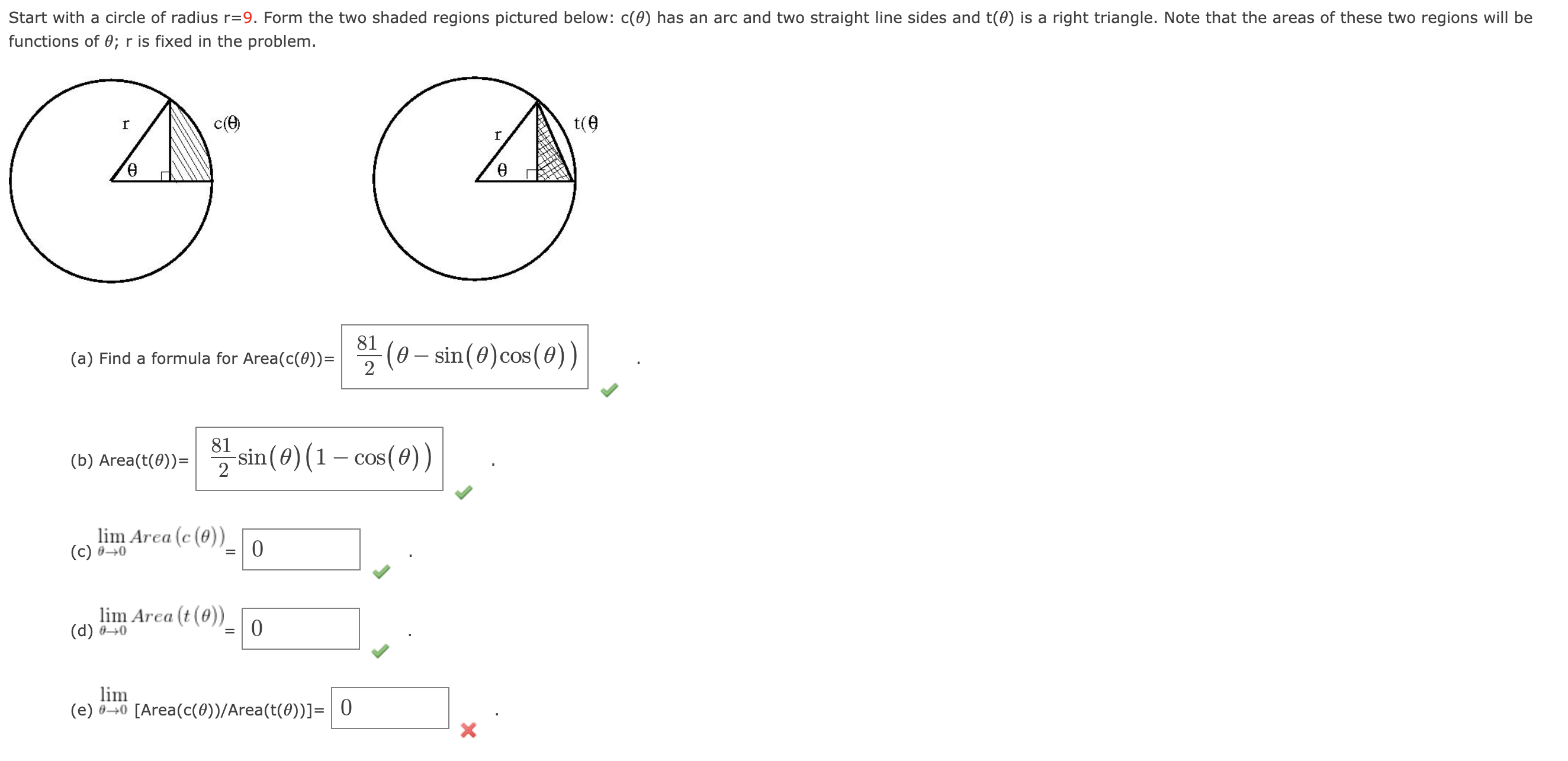Solved unctions of θ;r is fixed in the problem. (a) Find a | Chegg.com