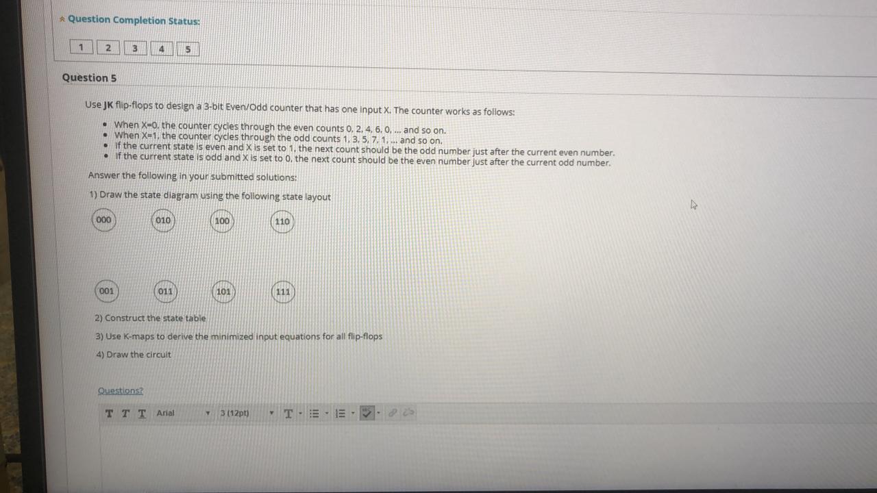 Solved Question Completion Status: 1 2 3 4 5 Question 5 Use | Chegg.com