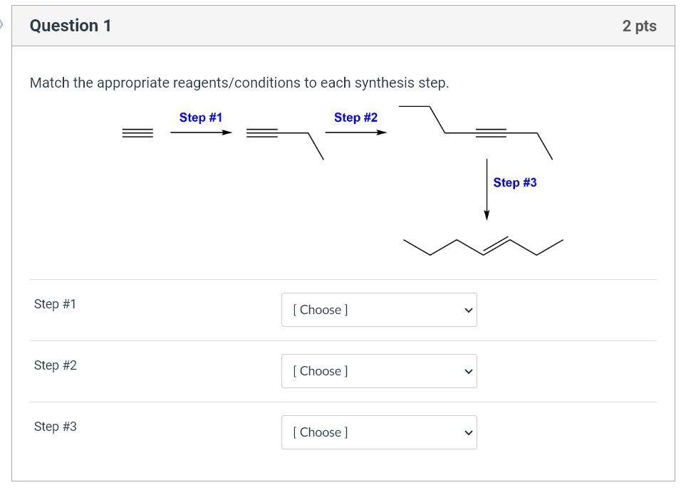 Solved Match the appropriate reagents/conditions to each | Chegg.com