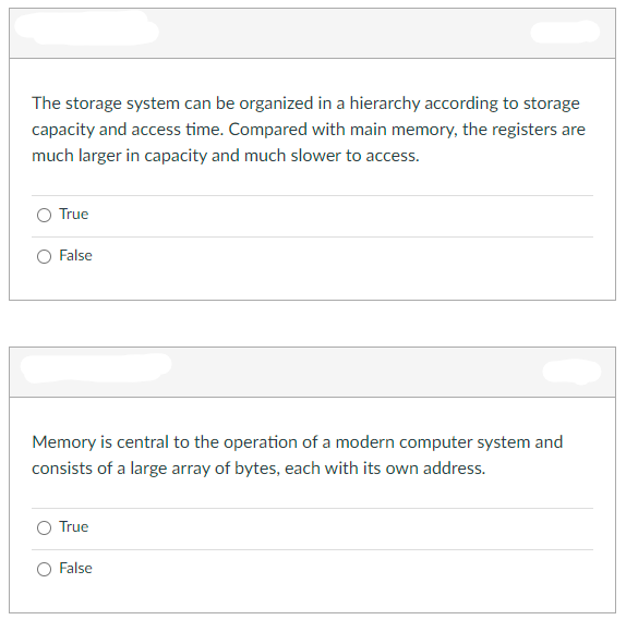 Solved The storage system can be organized in a hierarchy | Chegg.com