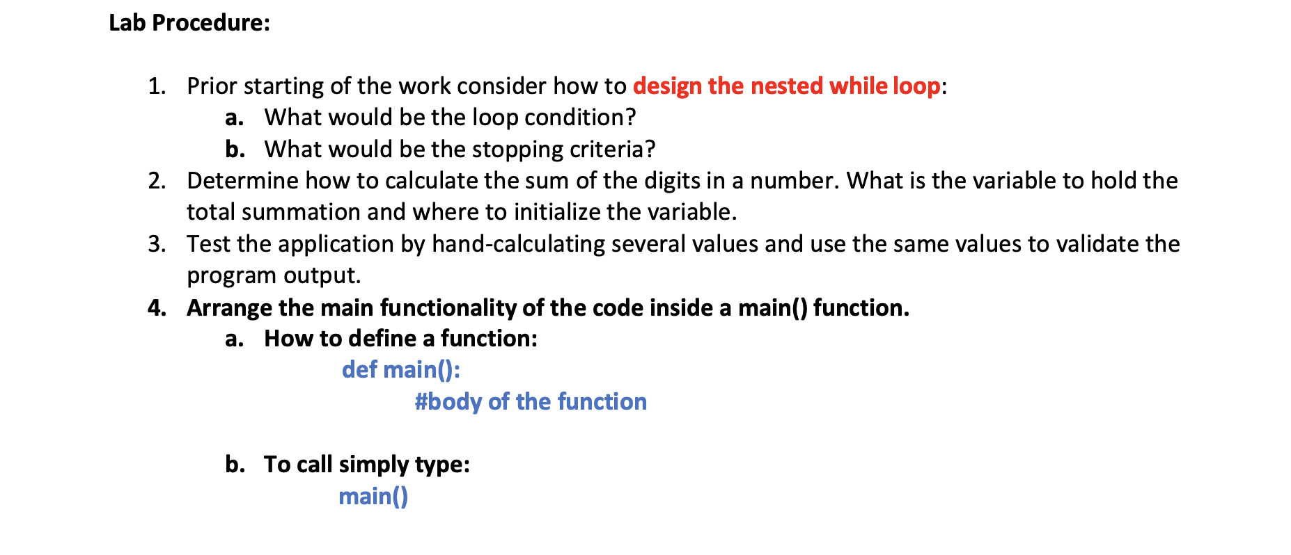 Solved In Python Topics Input Print Variables Nested