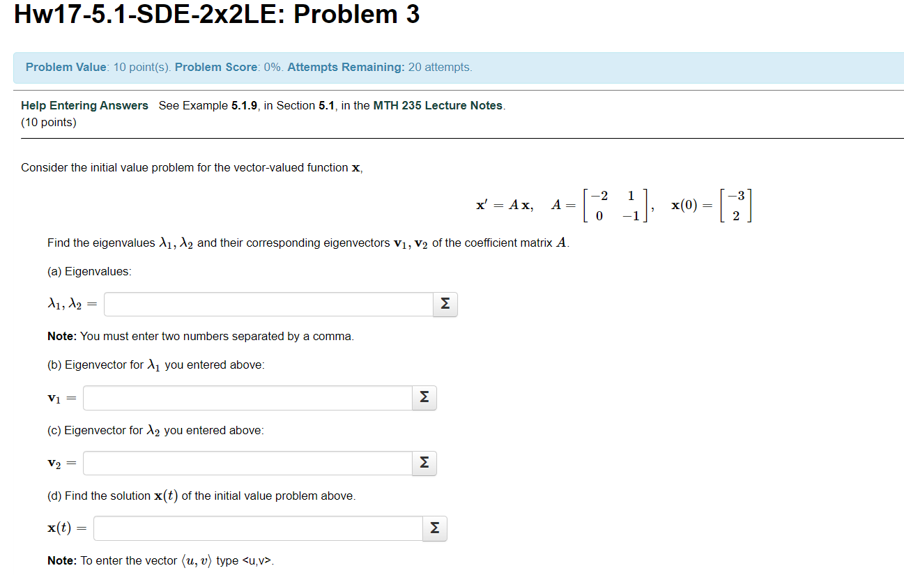 Solved (10 points)Consider the initial value problem for | Chegg.com Solved (10 points)Consider the initial value problem for | Chegg.com