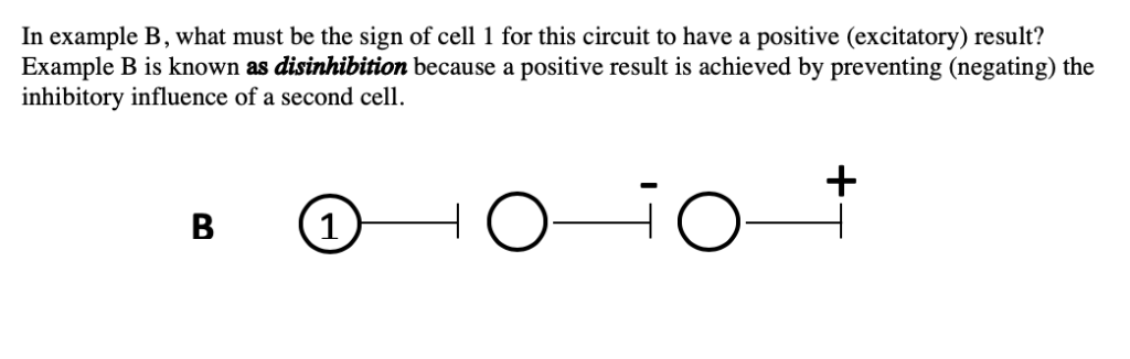 Solved In example B, what must be the sign of cell 1 for | Chegg.com