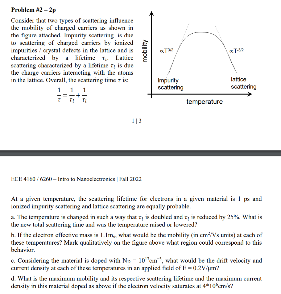 Solved Problem \#2 - 2p Consider that two types of | Chegg.com