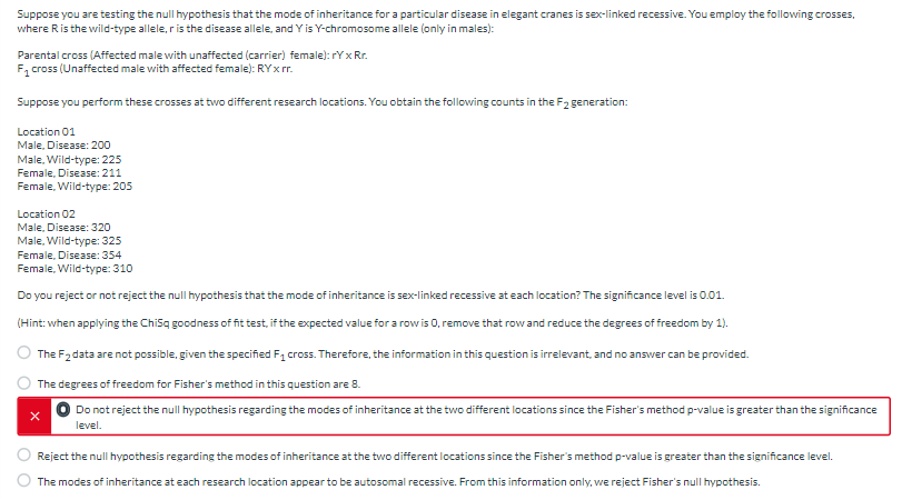 Solved What is the correct answer? The answer with a X, in | Chegg.com