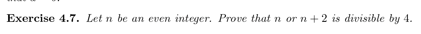 Solved Let n be an even integer. Prove that n or n +2 ﻿is | Chegg.com