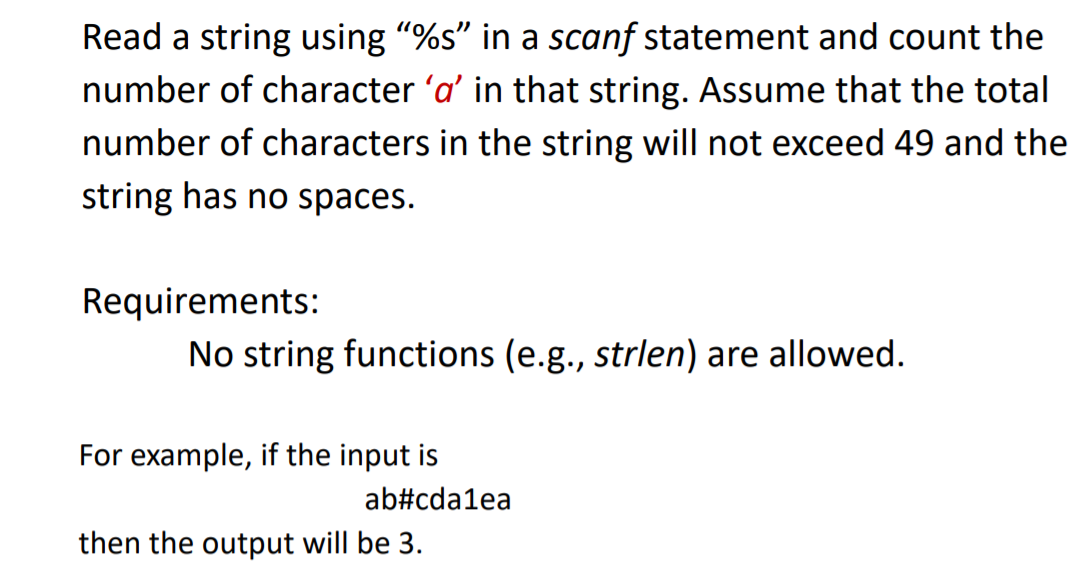 Solved Write a program to read one line of characters and | Chegg.com