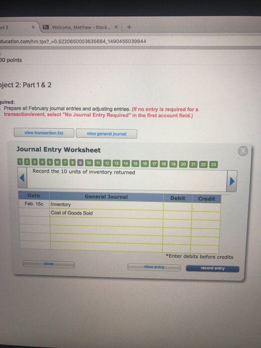 Solved What are the answers to the journal entries in my | Chegg.com