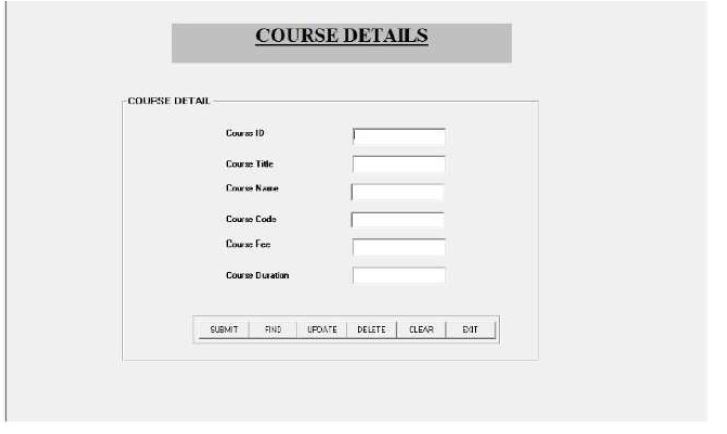 Solved 1.4 Create the following course details form on | Chegg.com