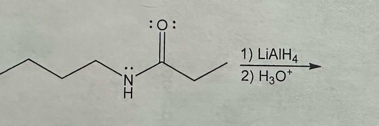 Solved 2) H3O+ 1) LiAlH4 | Chegg.com
