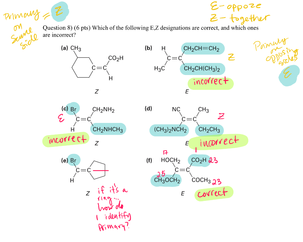 Solved I labeled these incorrect or correct to the best of | Chegg.com