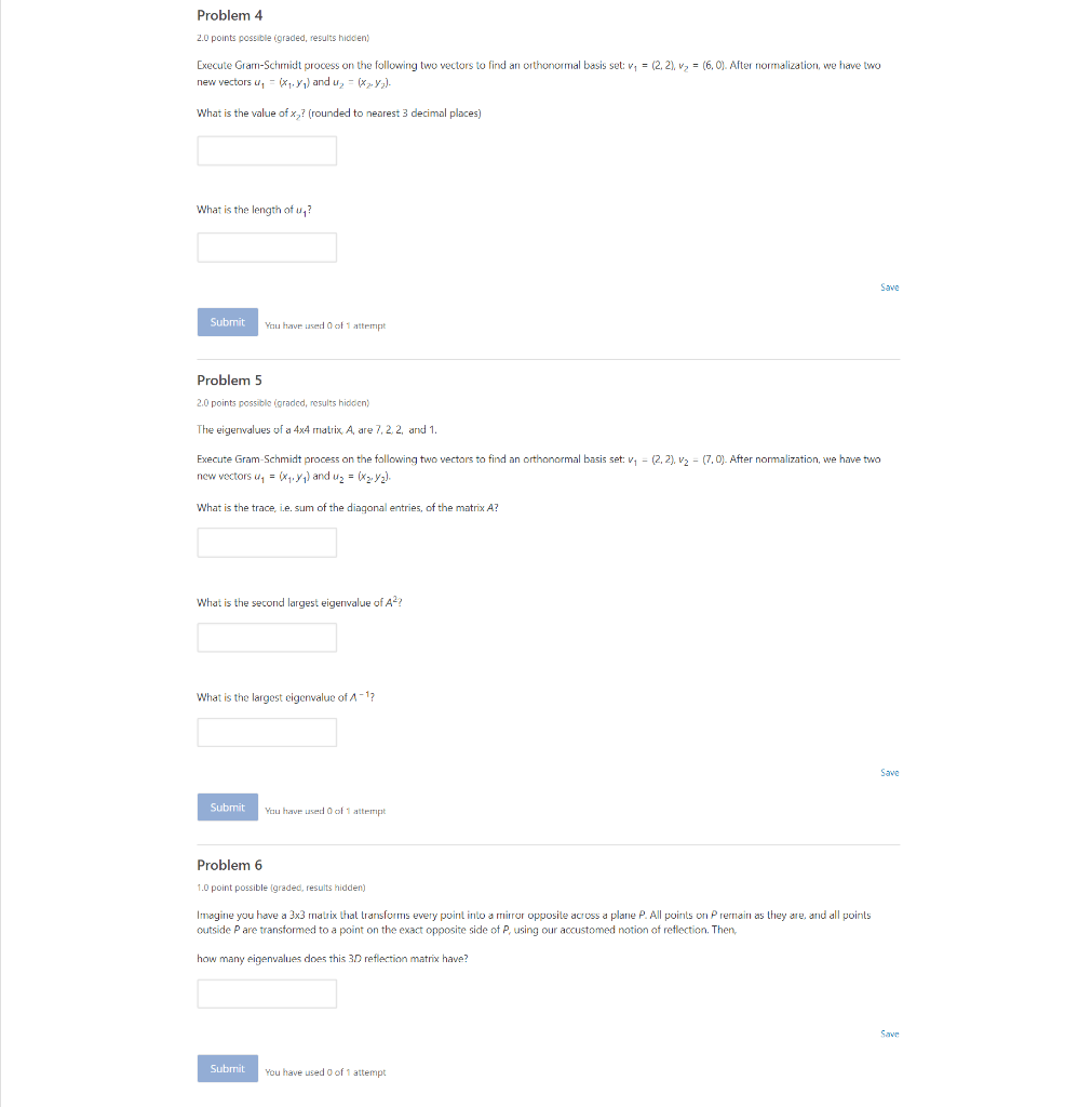 Solved Problem 4 2.0 points possible (graded, results | Chegg.com