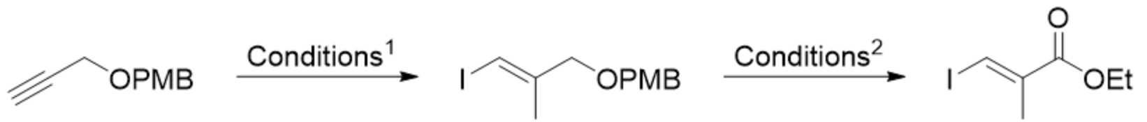 Solved Conditions Conditions OPMB OPMB OEt | Chegg.com