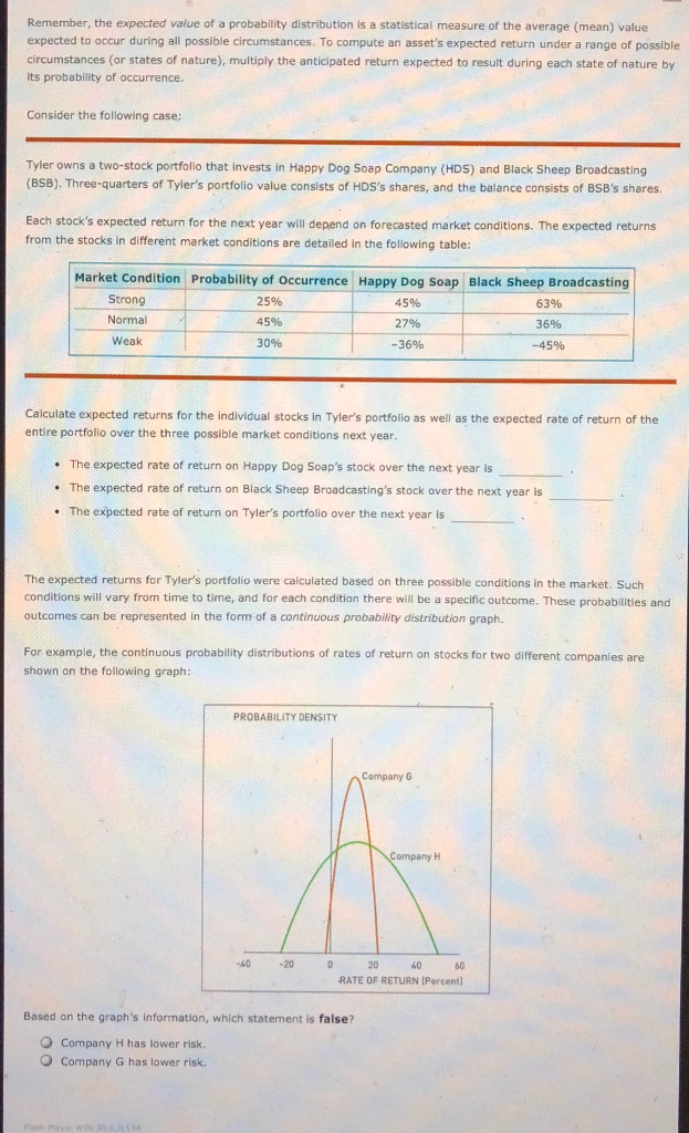 Solved Remember, the expected value of a probability | Chegg.com