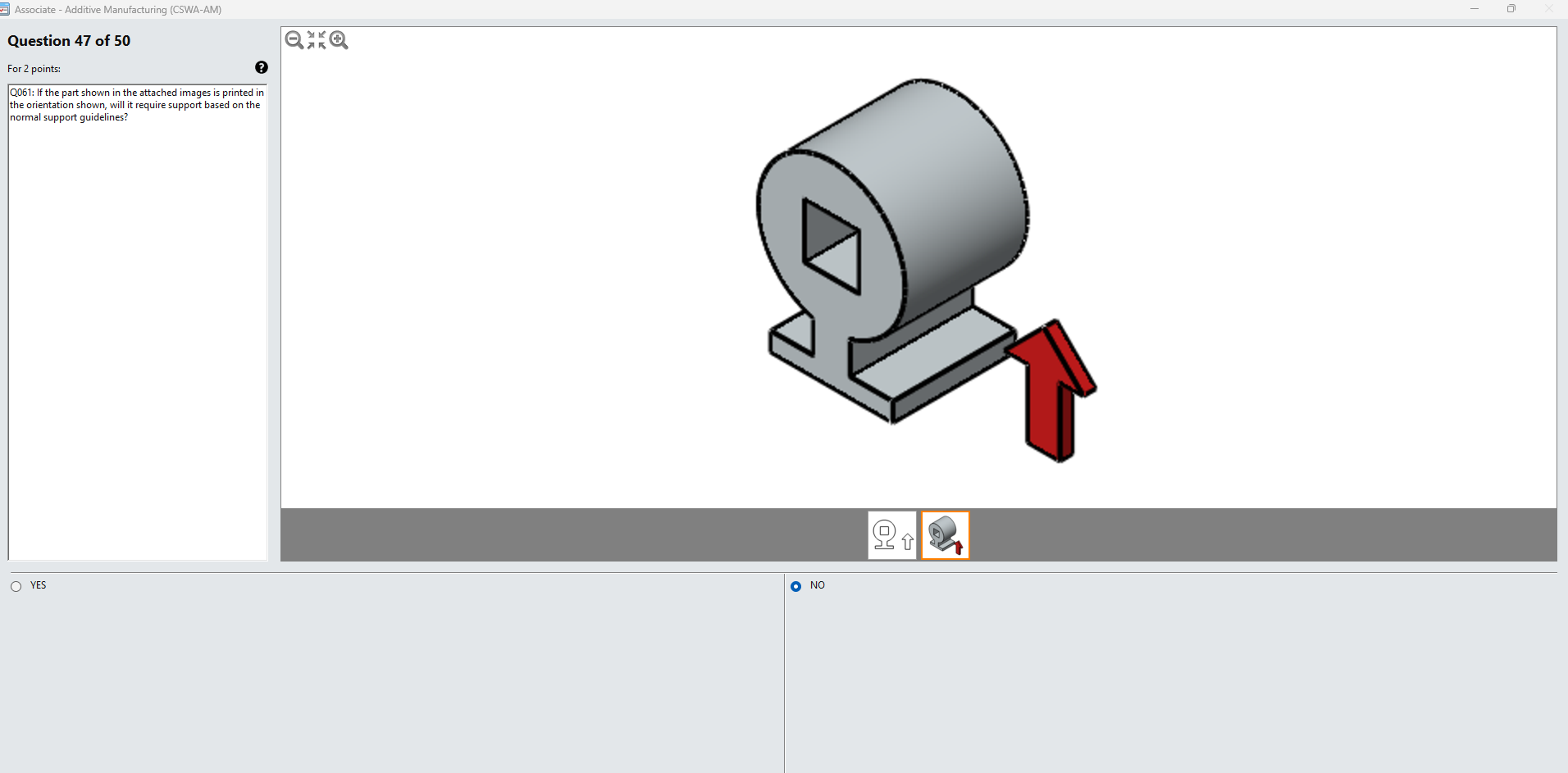 Solved Q061: If the part shown in the attached images is | Chegg.com
