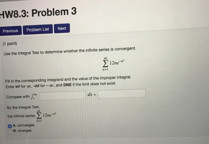 Solved Hw83 Problem3 Previous Problem List Next 1 Point 