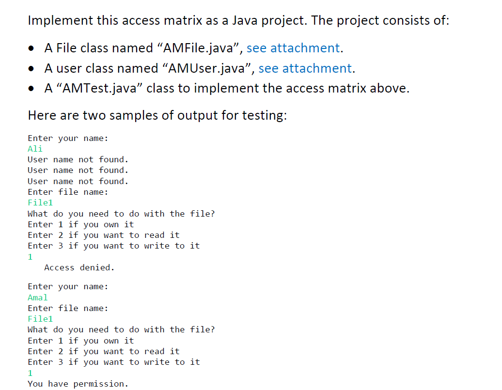 Solved Build a simple program (using Java) to manage files | Chegg.com