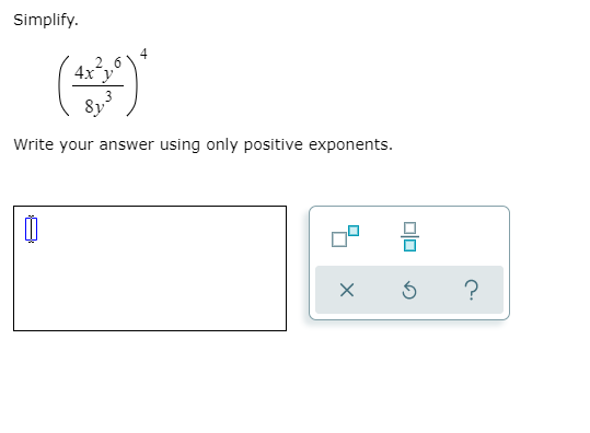 Solved Simplify. Write your answer using only positive | Chegg.com