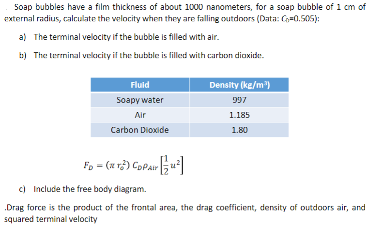 Solved Soap bubbles have a film thickness of about 1000 | Chegg.com