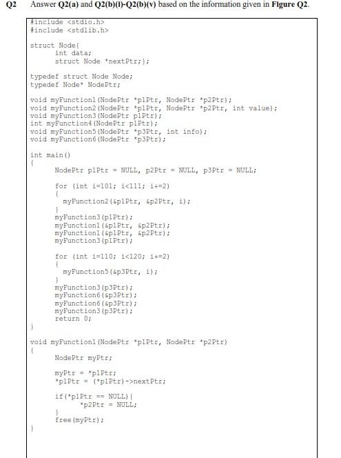 Solved 2 Answer Q2(a) and Q2(b)(1)−Q2( b)(v) based on the | Chegg.com