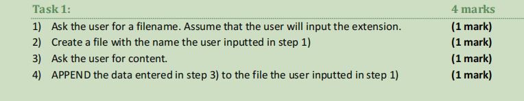 Solved Objectives: - Working with files - Working with | Chegg.com