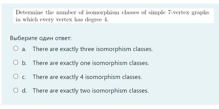 Solved Determine the number of isomorphism classes of simple | Chegg.com