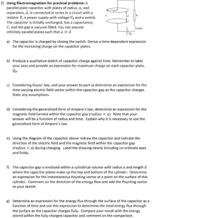 2) ﻿Using Electromagnetism for practical problems: \( | Chegg.com