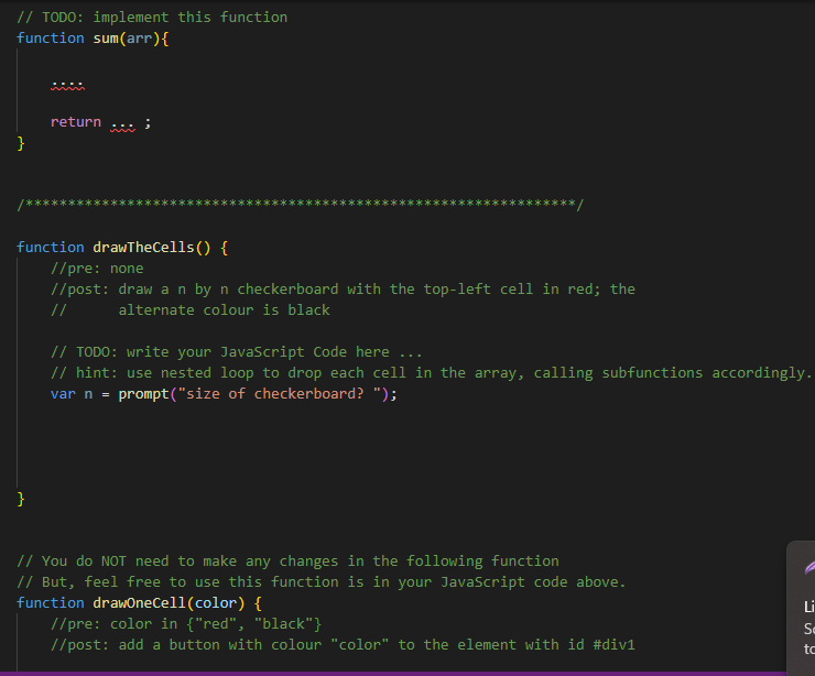 Solved You are given html, css and js files for drawing | Chegg.com