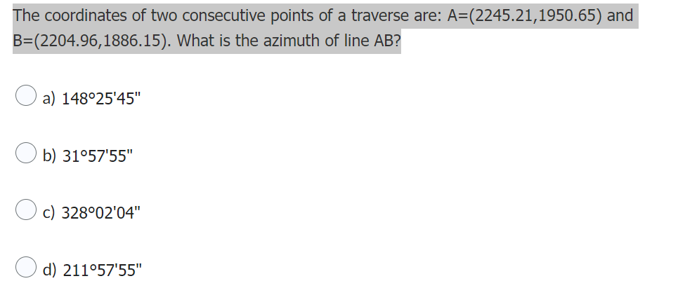 Solved The coordinates of two consecutive points of a | Chegg.com