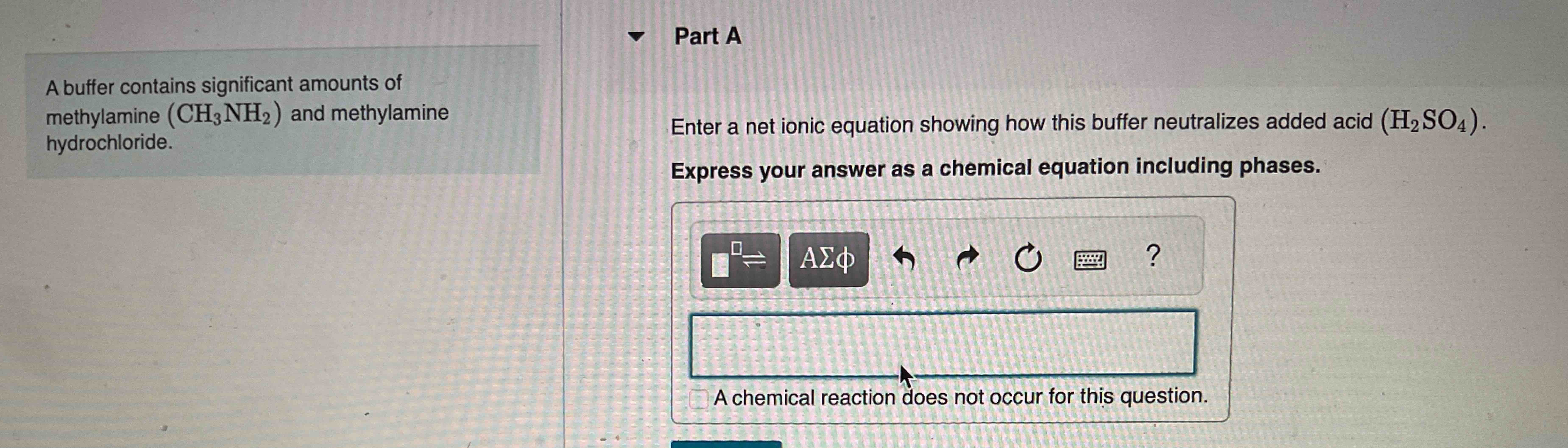 Solved Part AA buffer contains significant amounts | Chegg.com