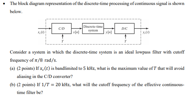 Solved • The block diagram representation of the | Chegg.com