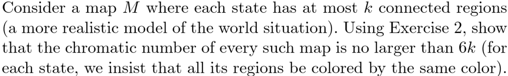 Consider a map M where each state has at most k | Chegg.com
