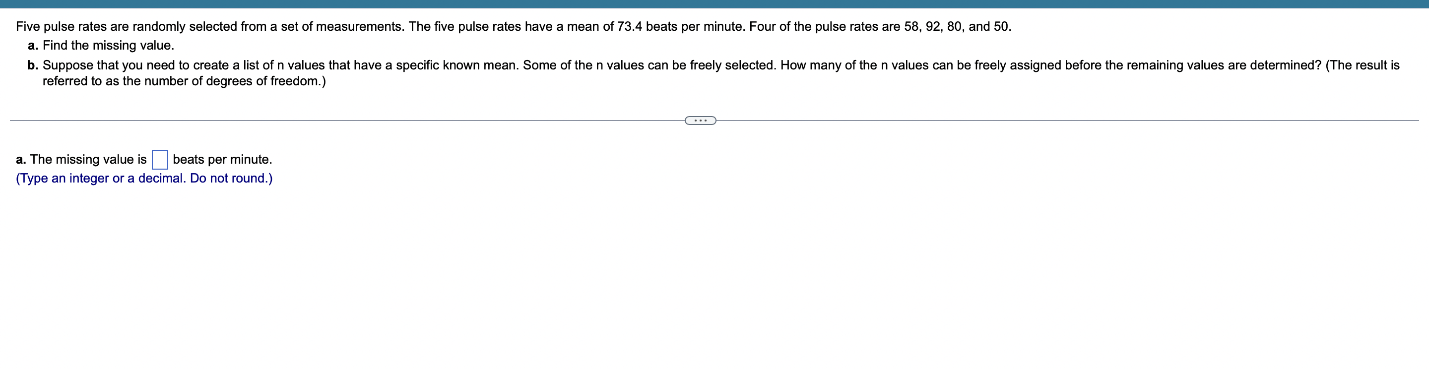 Solved Five pulse rates are randomly selected from a set of | Chegg.com Solved Five pulse rates are randomly selected from a set of | Chegg.com