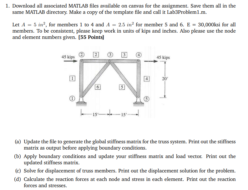 Solved MATLAB PLEASE! TEMPLATE IS PROVIDED JUST NEED THE | Chegg.com