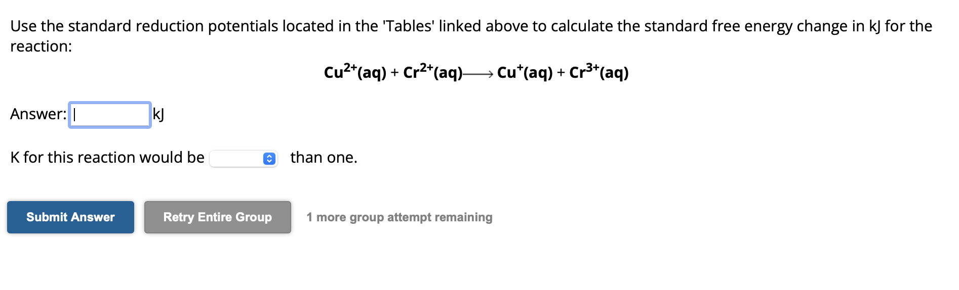 Solved Use the standard reduction potentials located in the | Chegg.com