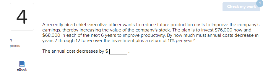 Solved A recently hired chief executive officer wants to | Chegg.com