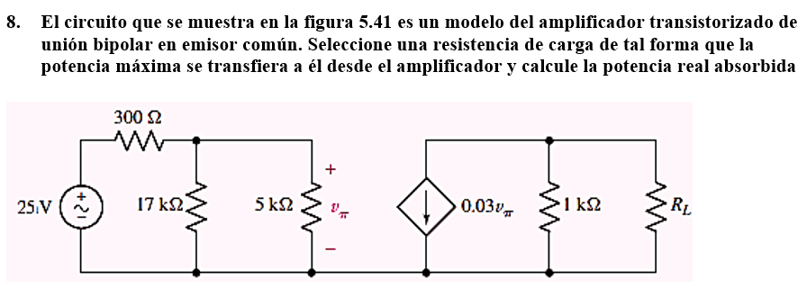 Solved El circuito que se muestra en la figura 5.41 ﻿es un | Chegg.com