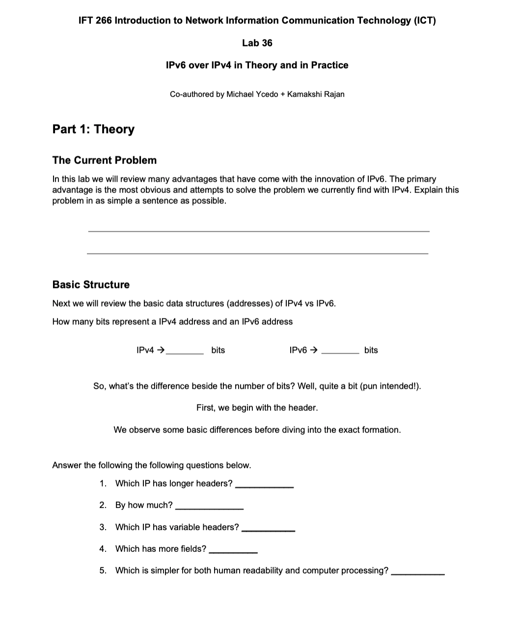 Solved Ift 266 Introduction To Network Information 6943
