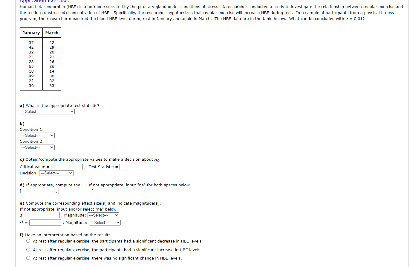 Solved a) Drop-down options: na, z-test, one-sample t-test, | Chegg.com