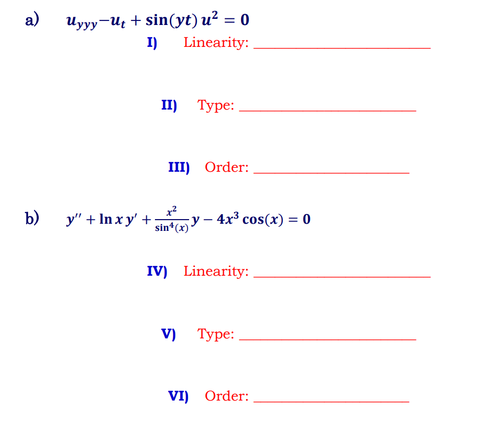 Solved Dif. Eq. Math Question - Could you should steps so I | Chegg.com