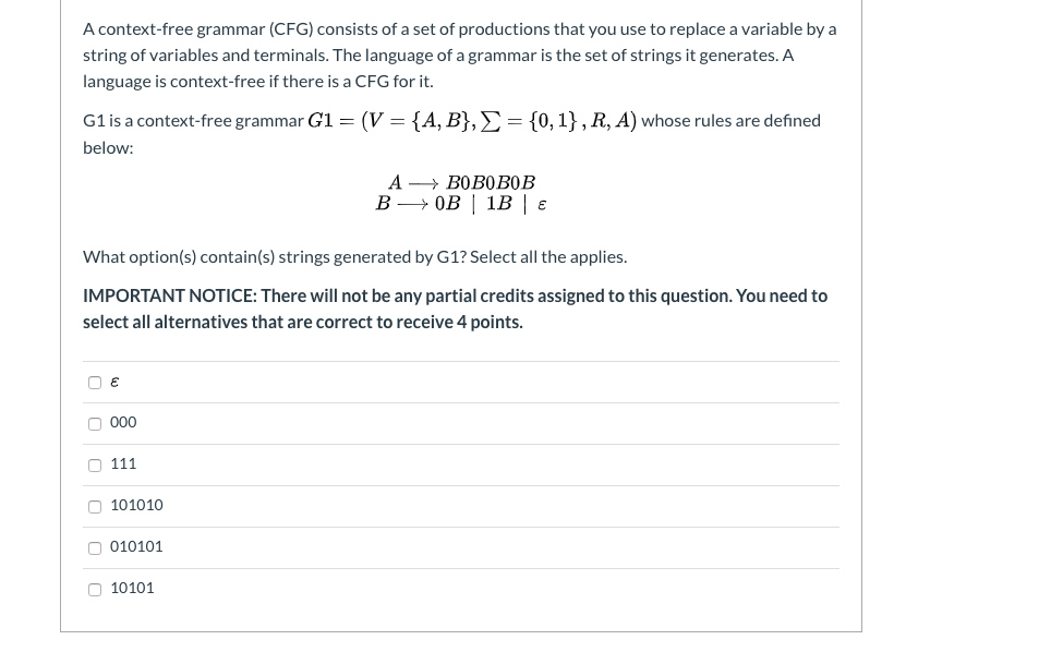 Solved G6 is a context-free grammar G6 = (V = {S, NP, VP,V, | Chegg.com