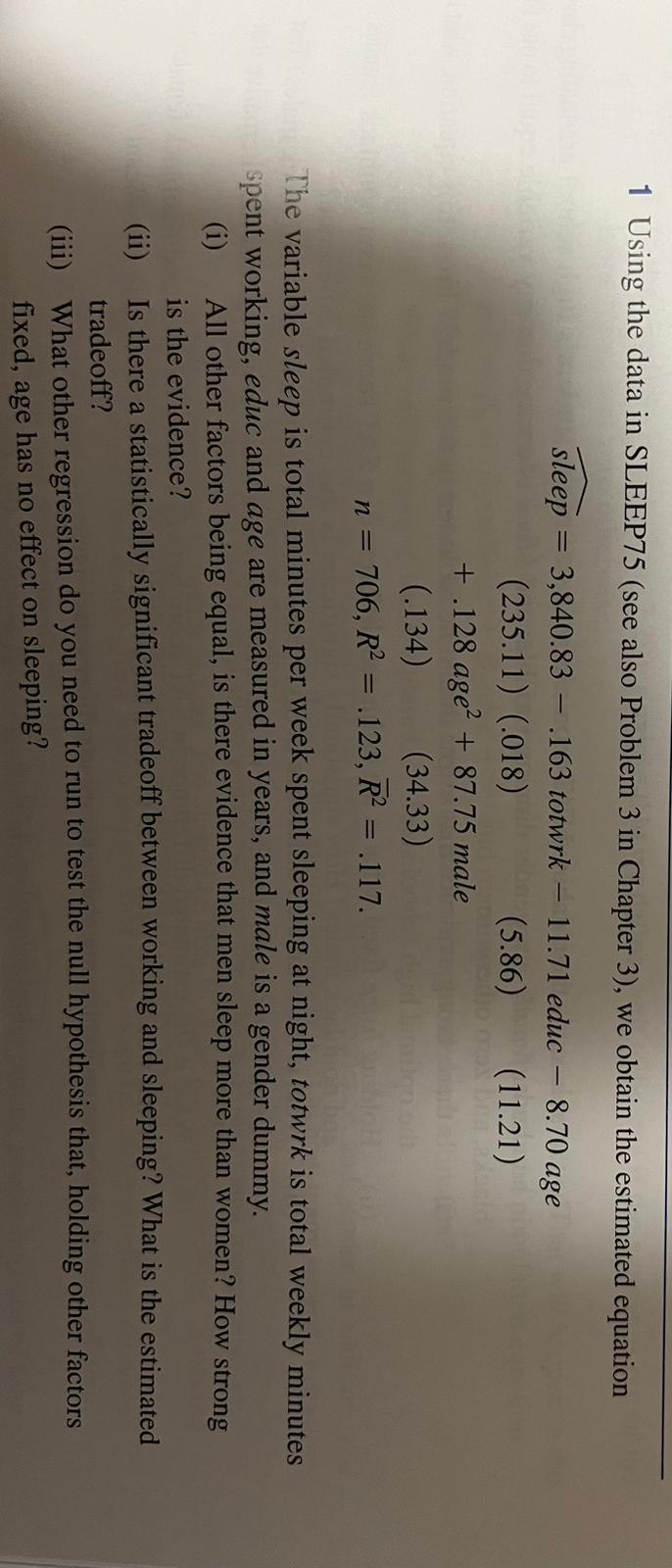 Solved HI, ﻿PLEASE ANSWER i) ﻿ii) ﻿& iii) | Chegg.com