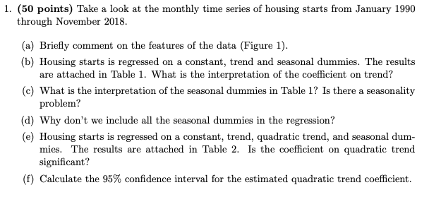 Solved 1. (50 points) Take a look at the monthly time series | Chegg.com