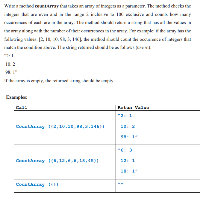 Solved Hi, write in Java and help with create loop for | Chegg.com